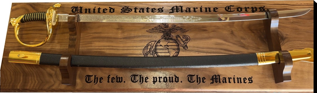 NCO Sword Wall Mount (all Branches, Custom Laser Engraved) - Etsy