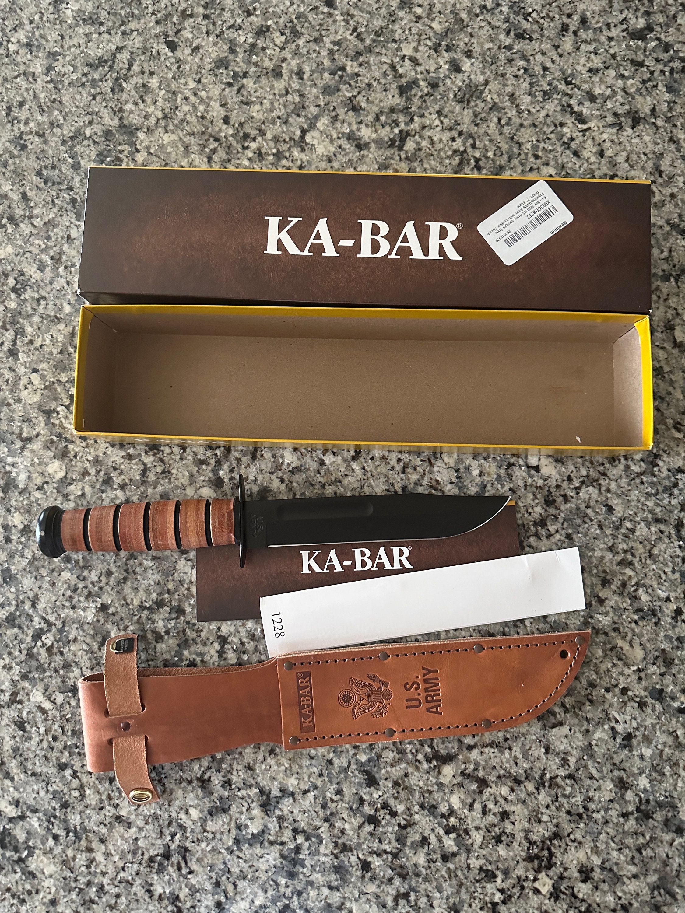 Marine Corps Ka-bar Custom Engraving (genuine OLEAN NY Knife) - Etsy