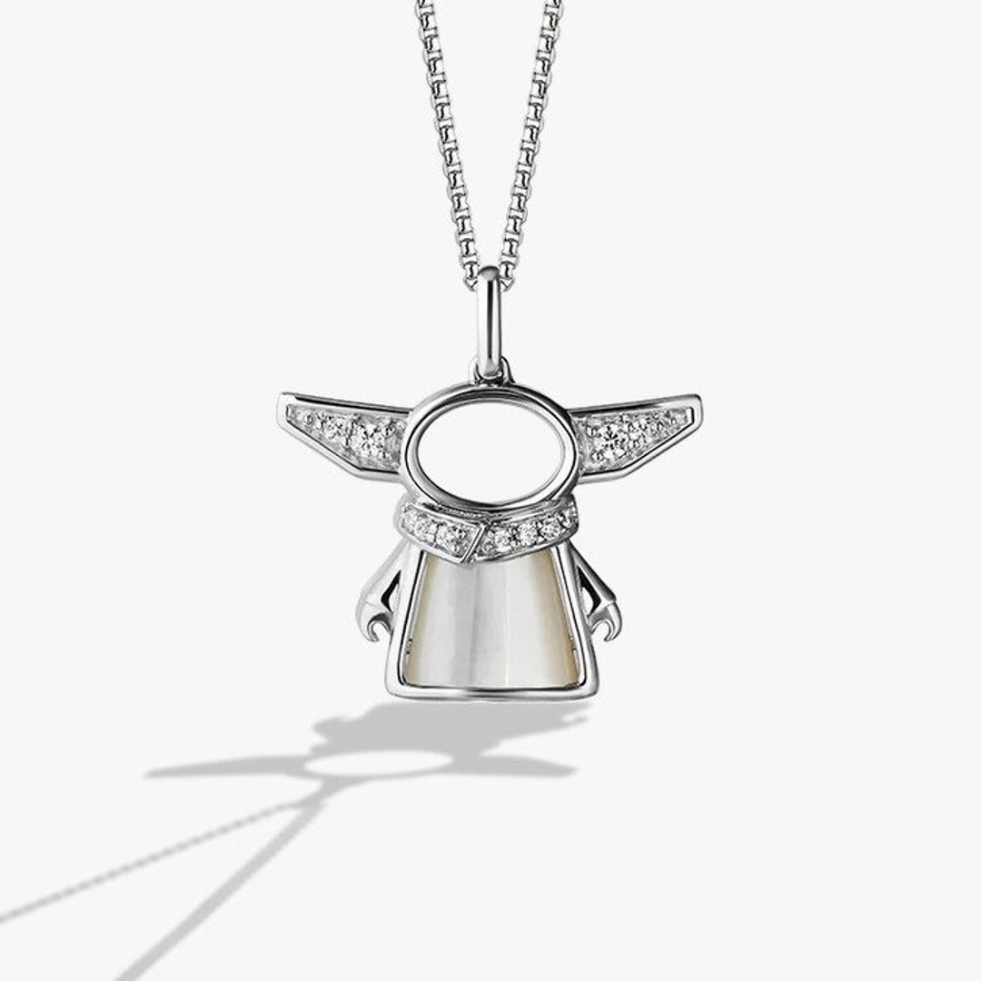 GROGU Women's Pendant 1/10 CT TW Diamonds in 925 Sterling Silver Women ...