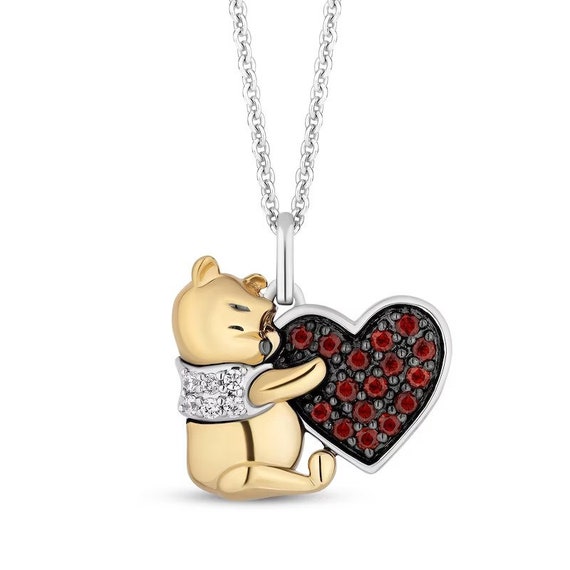 Winnie the pooh necklace sterling silver store