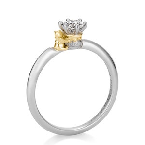 Inspired by Winnie the Pooh Wedding Ring 925 Sterling Silver Engagement ...