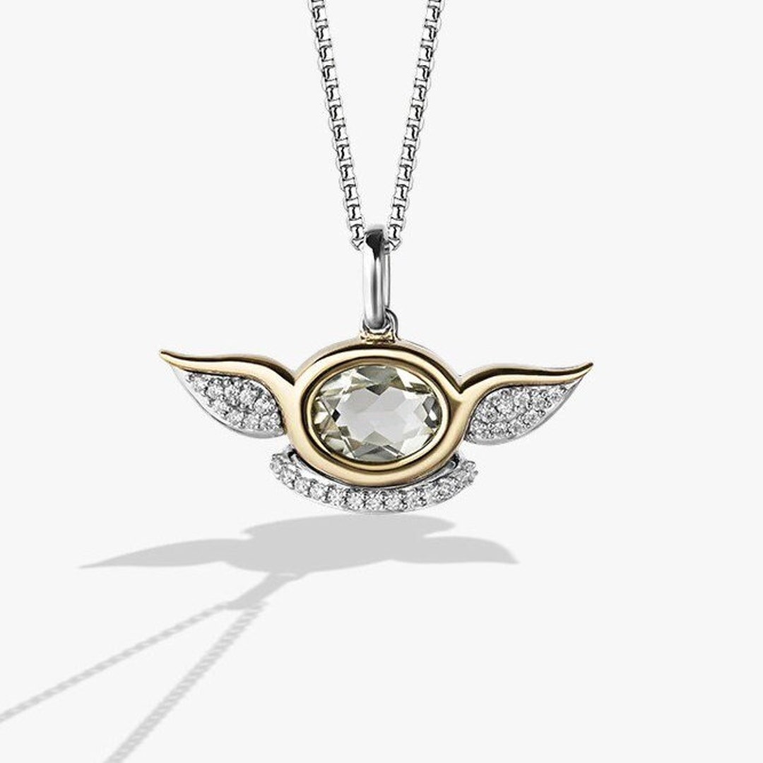 GROGU Women's Pendant 1/10 CT.TW Diamonds Women's Two-tone Necklace in ...