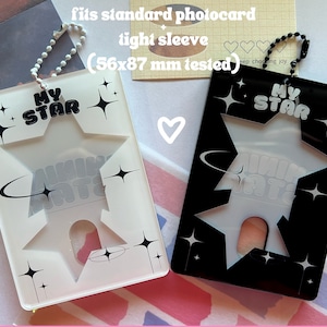 MY STAR Photocard Holder | Kpop, Pc Holder, Photcard, Kpop Photocard ...