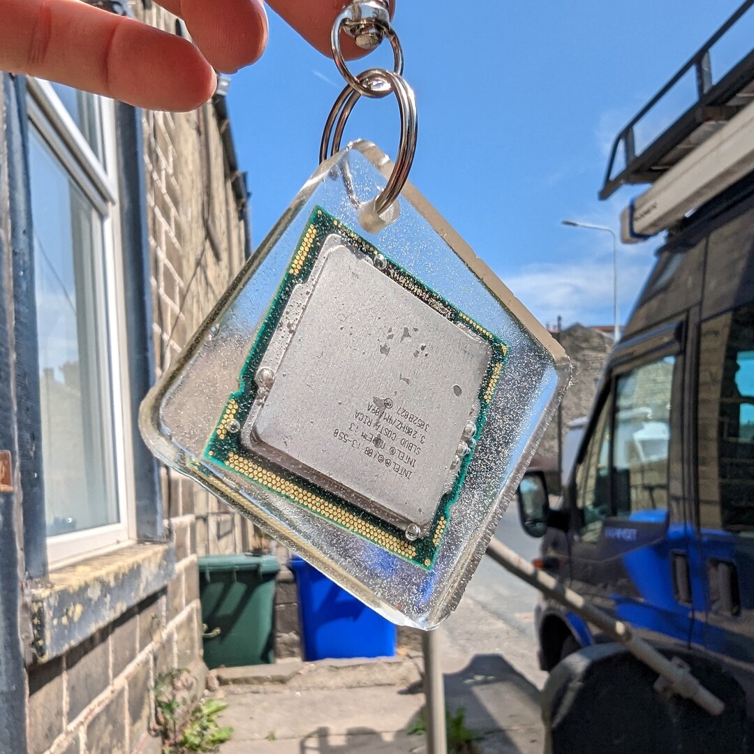 Intel Core I3-550 CPU Clear Gaming Keyring - Etsy
