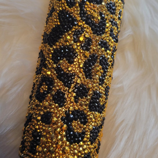 Rhinestone Leopard - Etsy