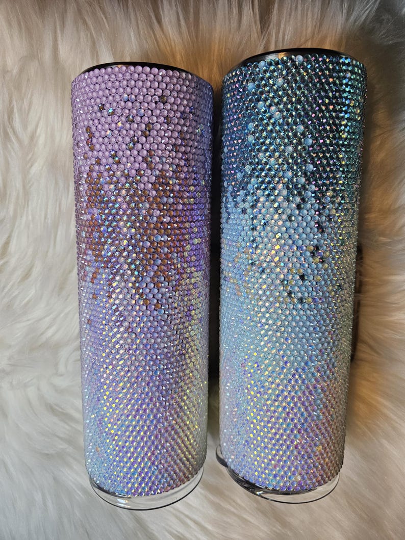 Rhinestone Ombre Tumblers - Etsy