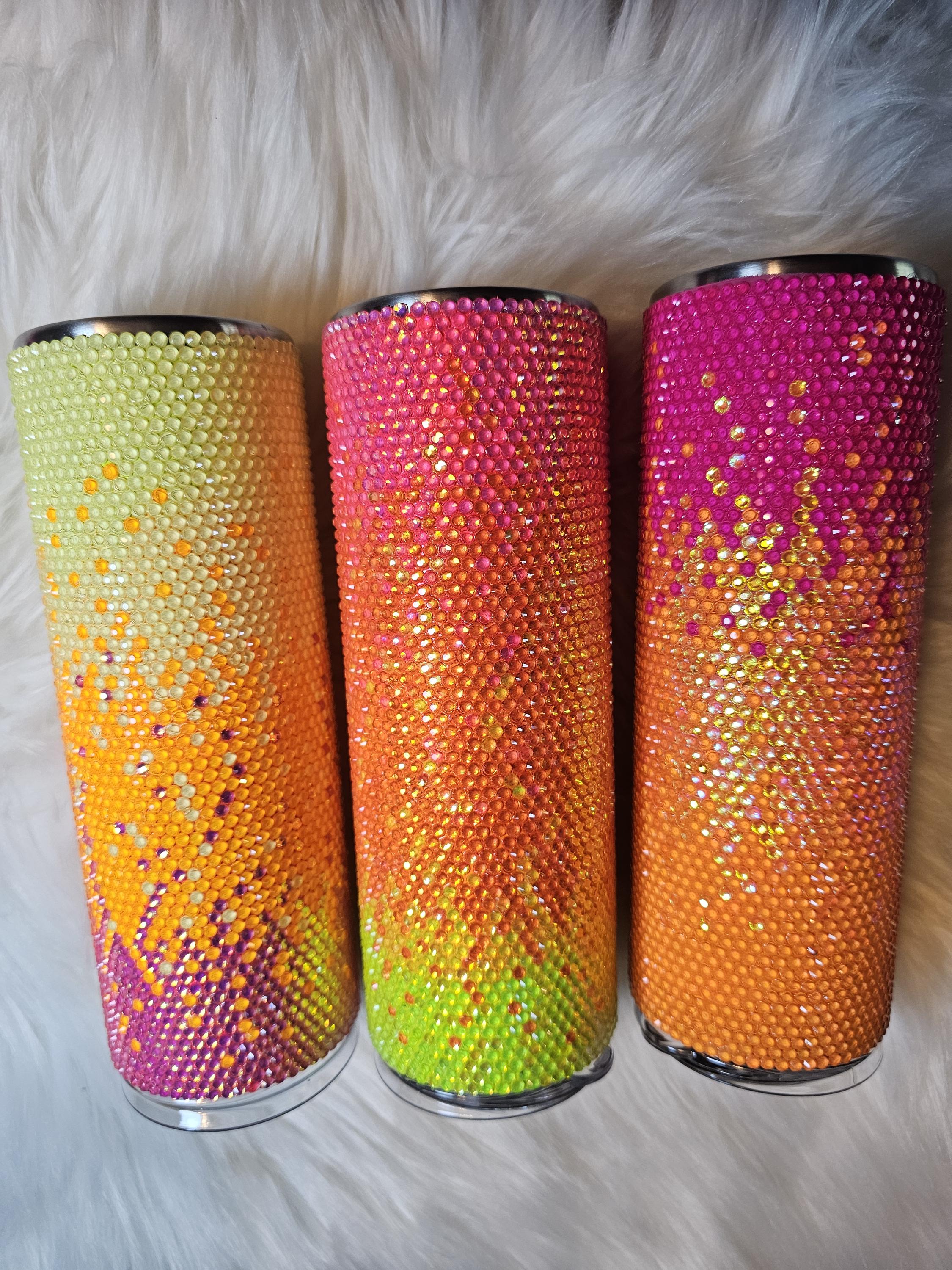 Rhinestone Ombre Tumblers - Etsy