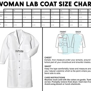 Personalized Embroidered Lab Coat, Embroidered Medical Lab Coat, Custom ...