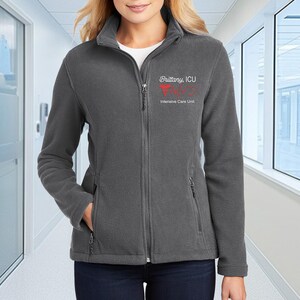 Custom Embroidered Medical Assistant Jacket, Personalized Nurse Fleece ...