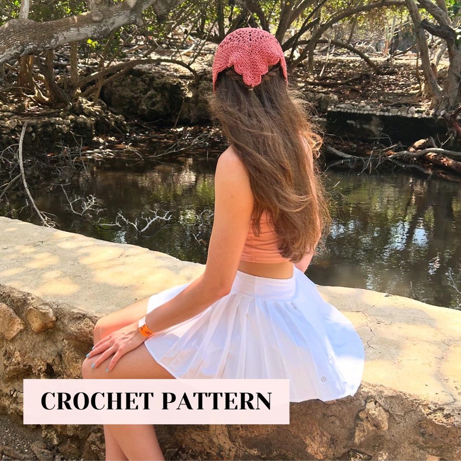 Briar Bandana Crochet Pattern PDF | Cottage Core Inspired Bandana ...