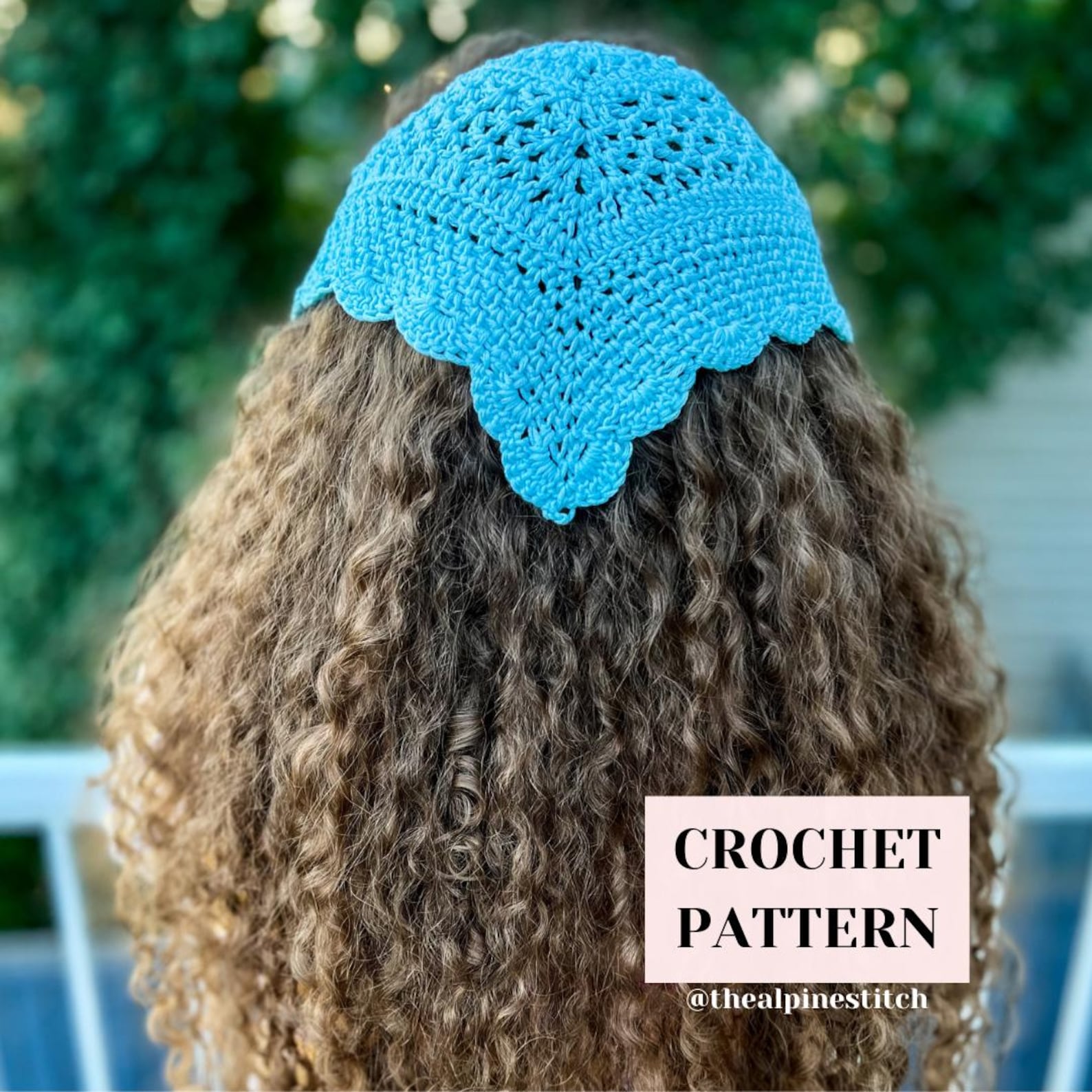 Briar Bandana Crochet Pattern PDF | Cottage Core Inspired Bandana ...