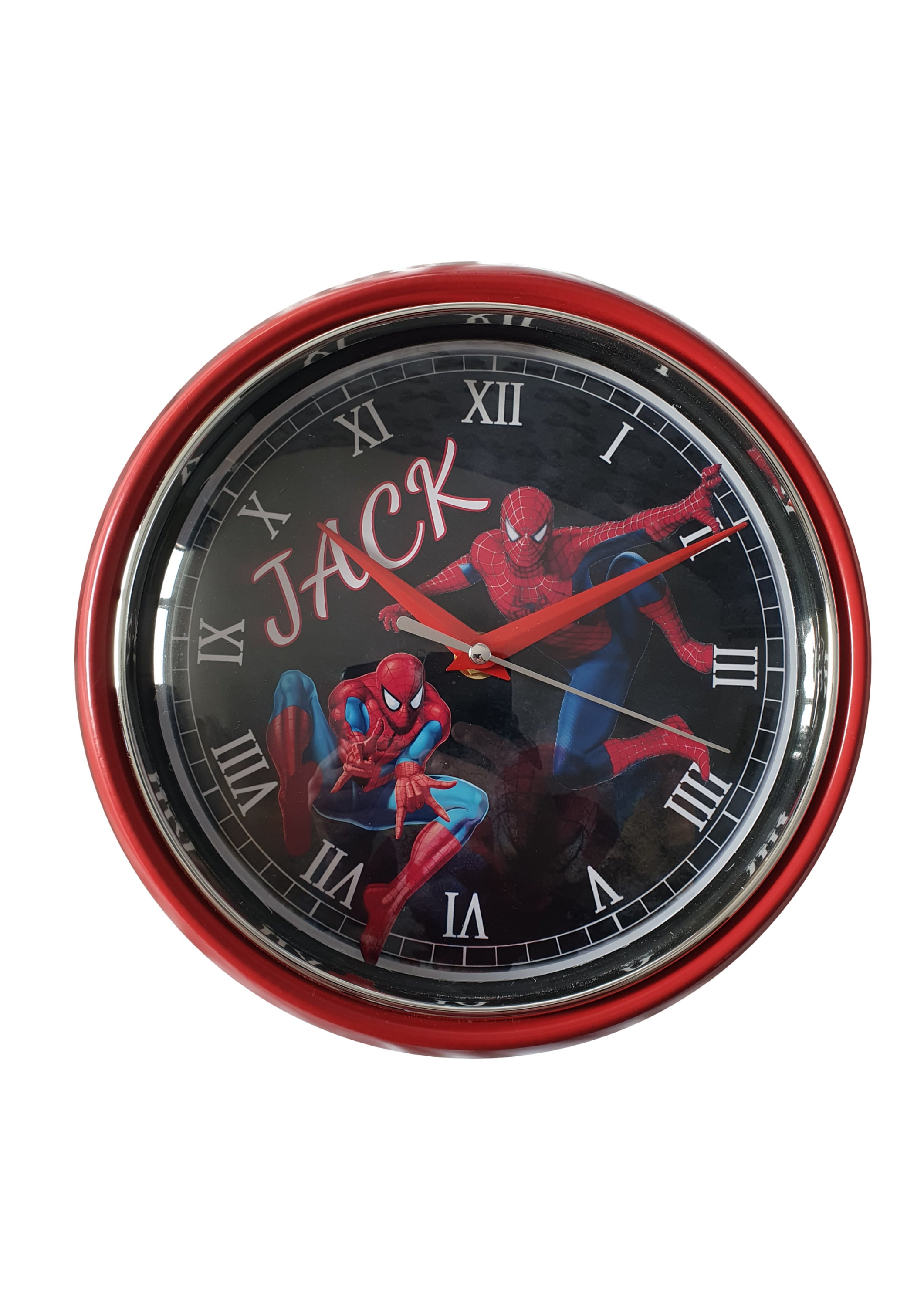 Spider Man Metal Surround Retro Wall Clock - Etsy