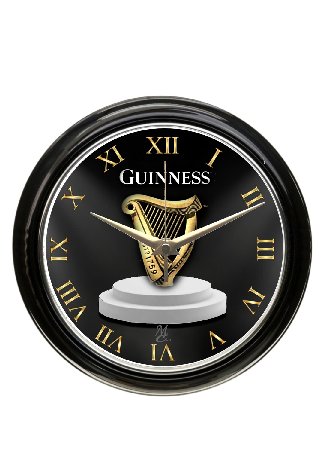 Guinness Metal Surround Retro Wall Clock - Etsy