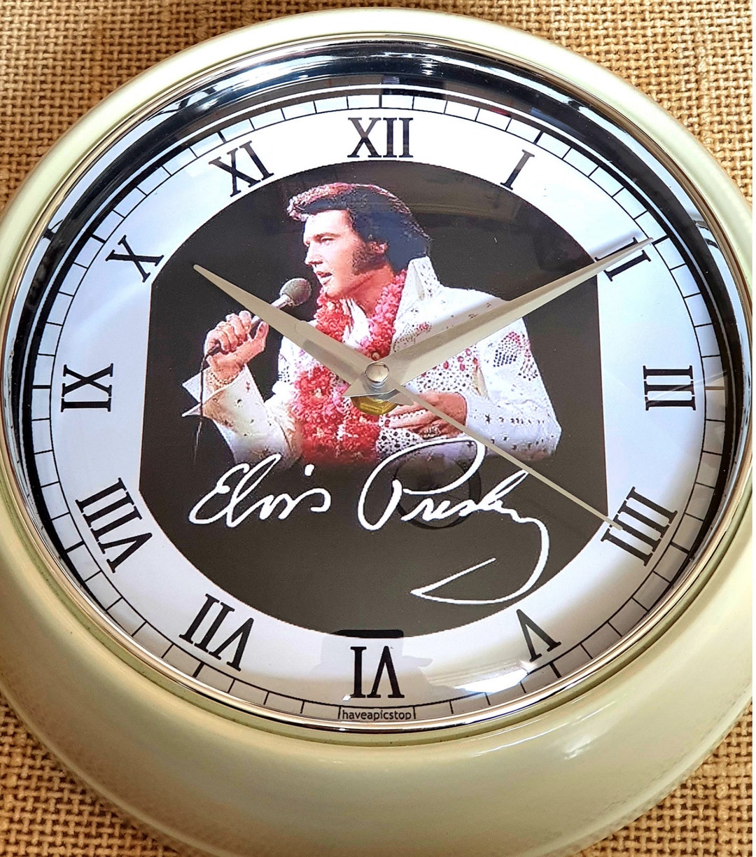 Elvis Presley Metal Surround Retro Wall Clock - Etsy