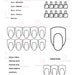 Oval Nail Art Sketchbook Printable Digital Template Nail Content ...