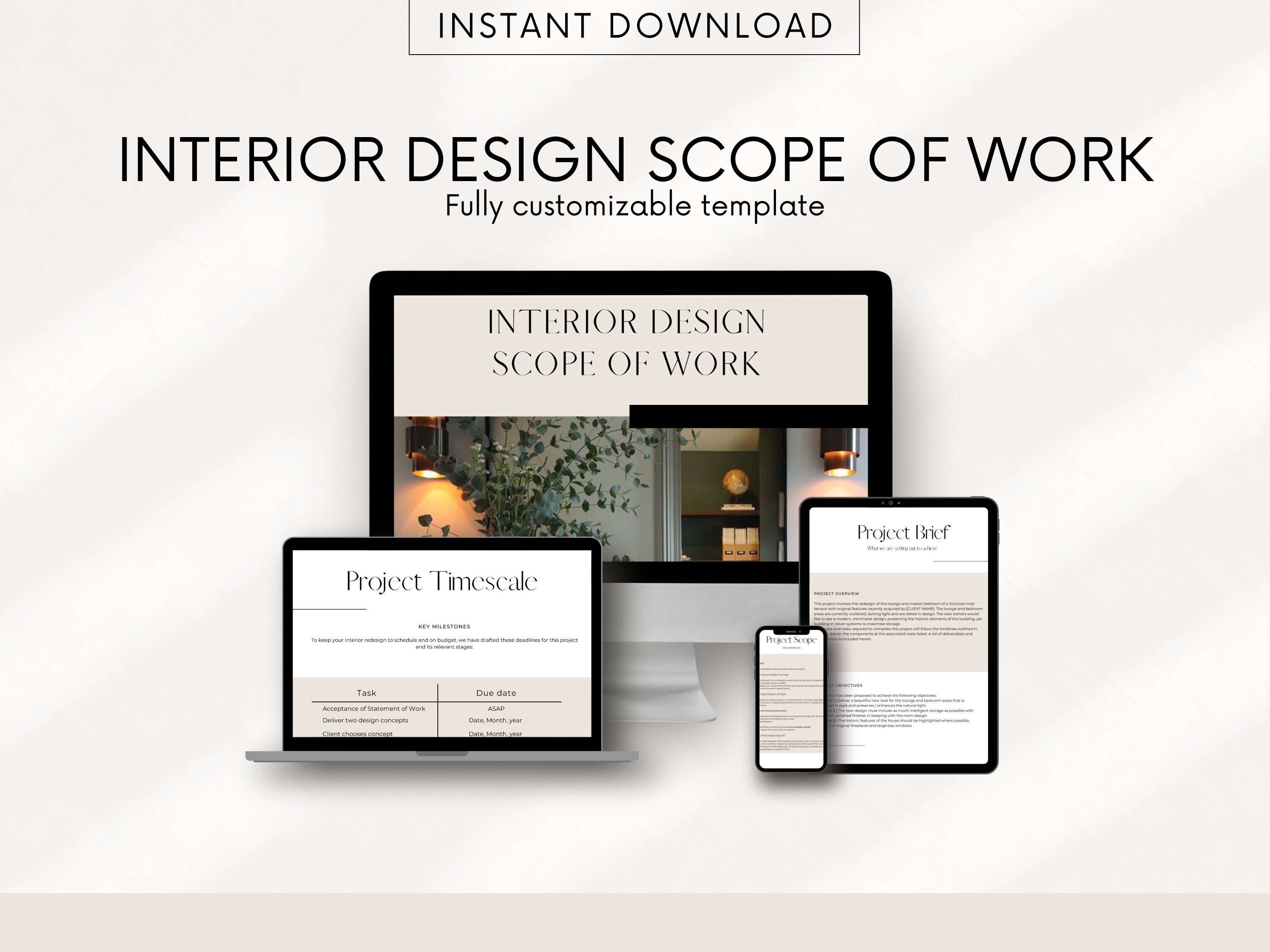 Interior Design Concept Statement Template