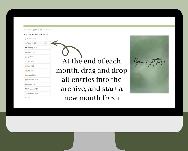 Notion Template for Habit Tracker and Mood Tracker, Simple Daily Mood ...