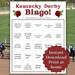 Derby Party Bingo for Your 2025 Kentucky Derby Watch Party, Kentucky ...