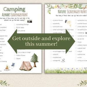 Nature Scavenger Hunt Bundle, Set of 5 Scavenger Hunts for Kids of All ...