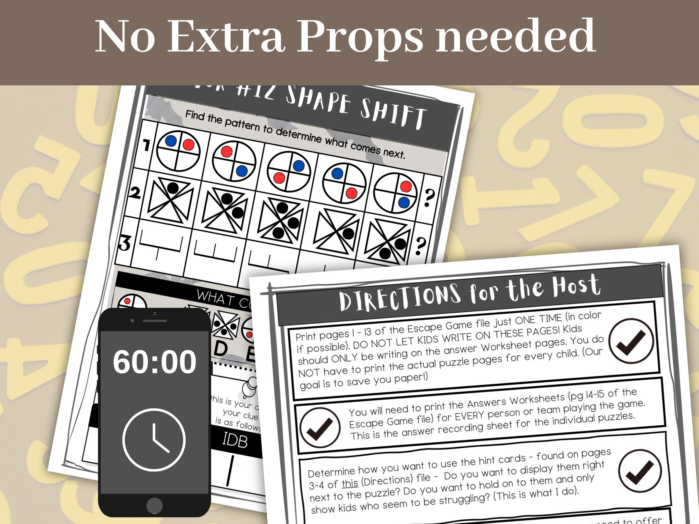 Haunted Asylum Escape Room Printable Escape Game for Kids Tweens Teens ...