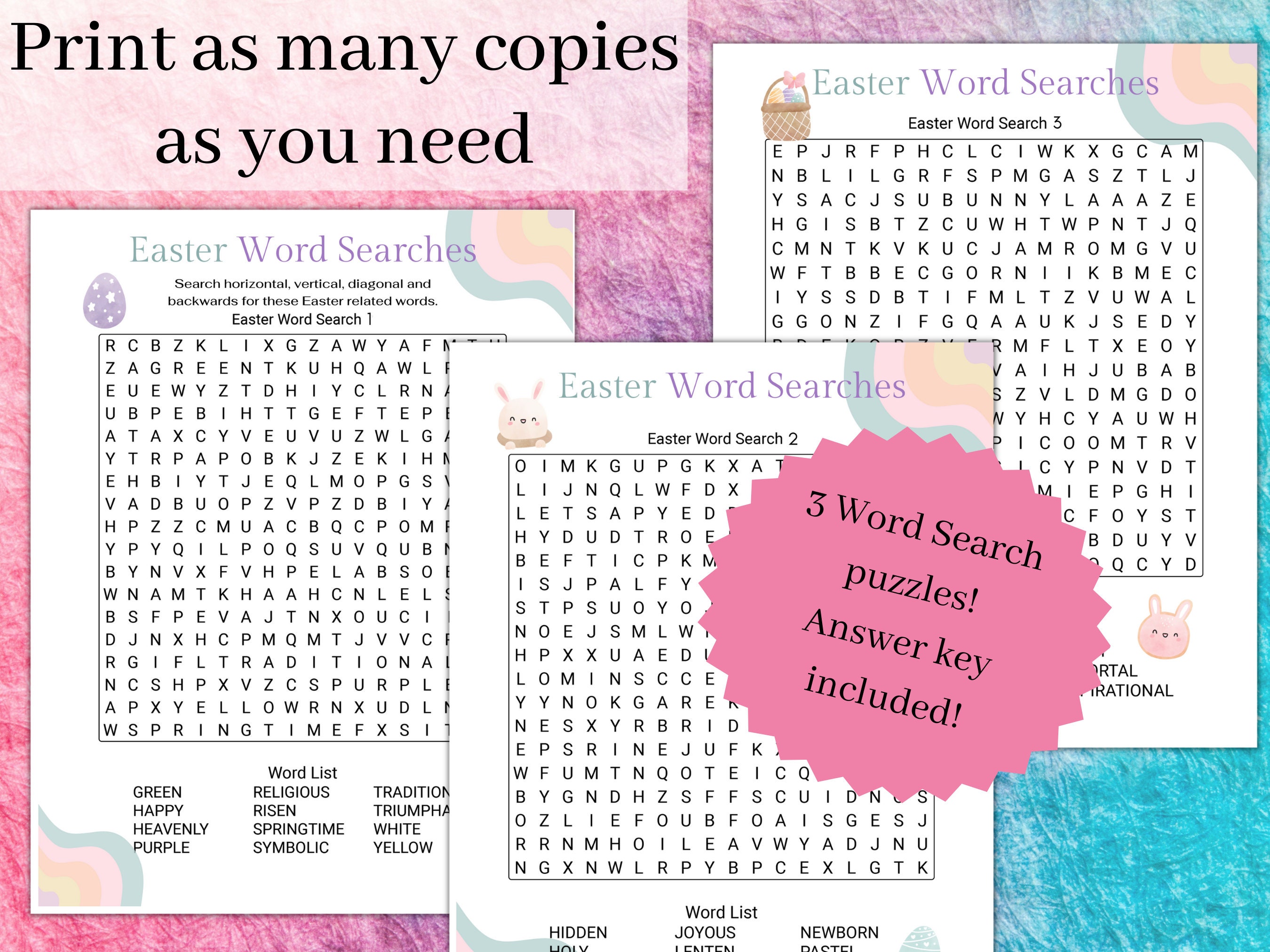 Easter Games for Teens and Preteens Printable, Scavenger Hunt for Teens ...