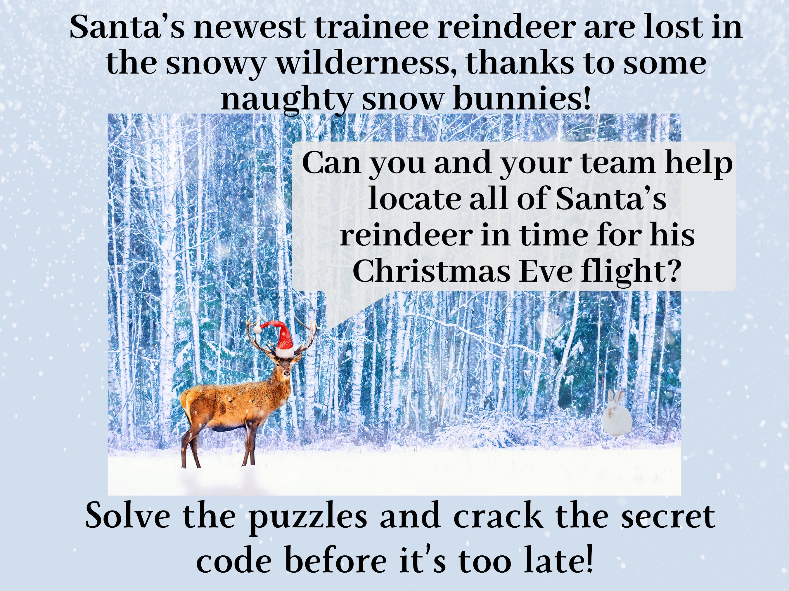 Christmas Escape Room for Kids, Printable Escape Game Kit, DIY Escape ...