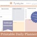 Printable Weekly Planner With Brain Dump and Daily to Do List ...