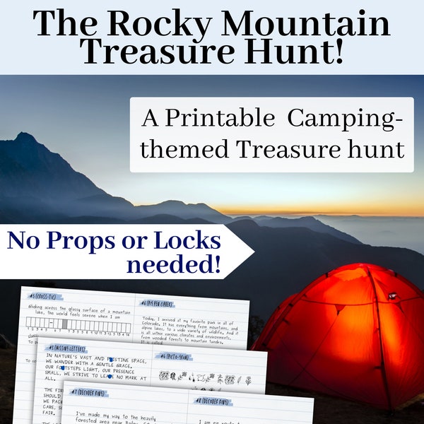 Outdoor Escape Room Treasure Hunt - Etsy