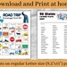 Road Trip Scavenger Hunt, Printable Road Trip Games, Road Trip Bingo ...