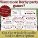 Derby Party Game, Printable Kentucky Derby Trivia Game, Derby Party ...