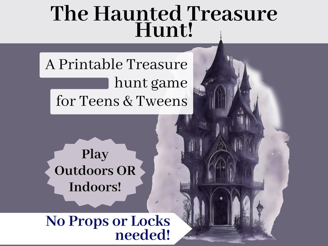 Haunted House Escape Room for Teens, Indoor OR Outdoor Halloween ...