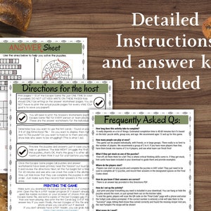 Thanksgiving Escape Room, Thanksgiving Game Printable Escape Room for ...