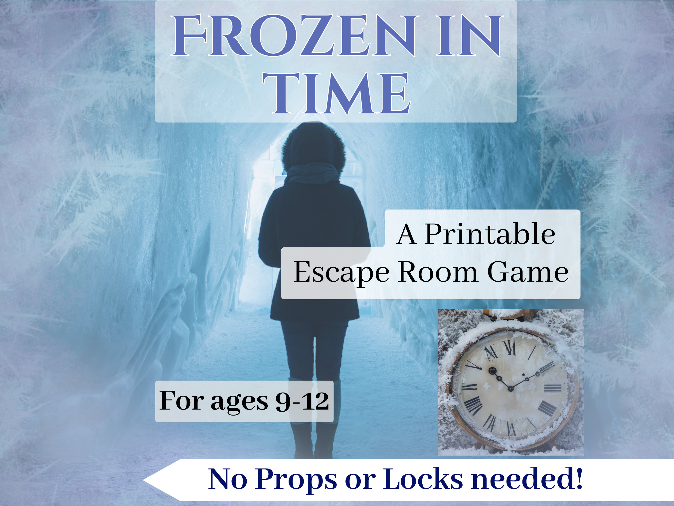 Winter Escape Room for Kids, Printable Escape Room Kit, at Home Escape ...