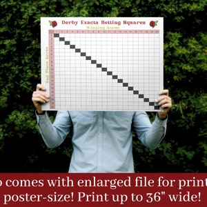 Derby Party Game, Derby Squares, Derby Party Betting Game, Horse Race ...