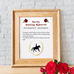 Derby Party Games Kit, Printable Derby Betting Games, 4 Different ...