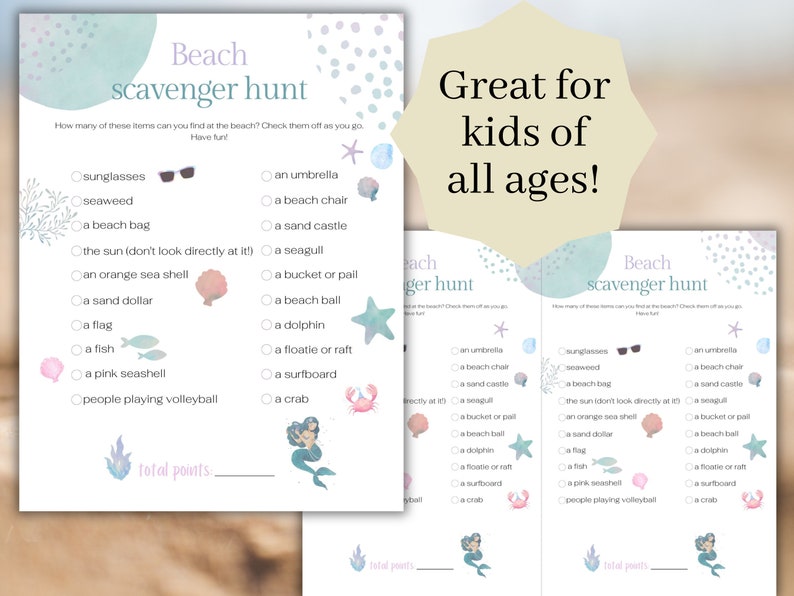 Nature Scavenger Hunt Bundle, Set of 5 Scavenger Hunts for Kids of All ...