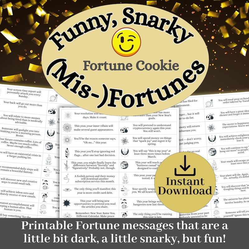 New Year Fortune Telling - Etsy