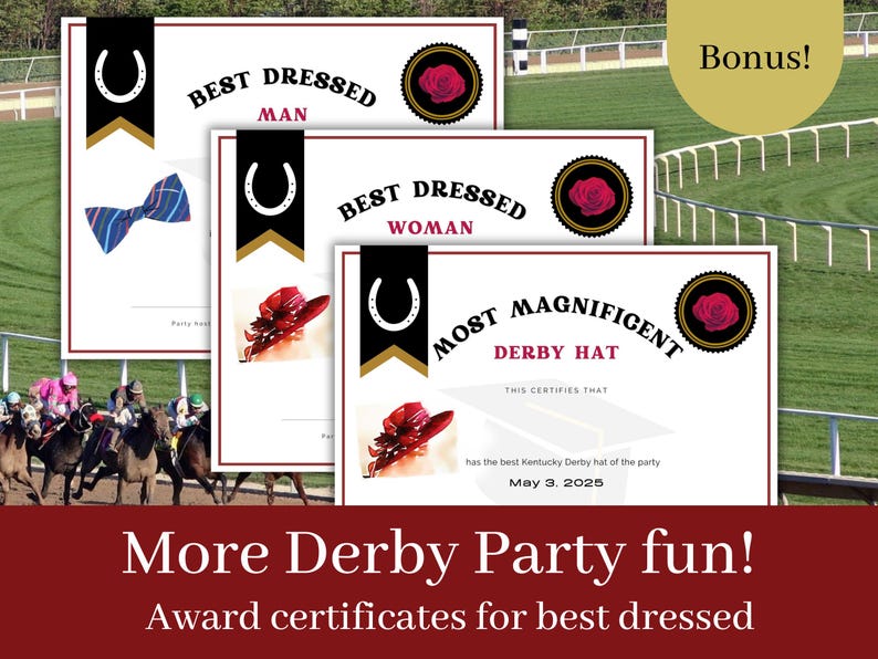 Printable Kentucky Derby Party Games 2025, Derby Party Games Bundle, 12 ...