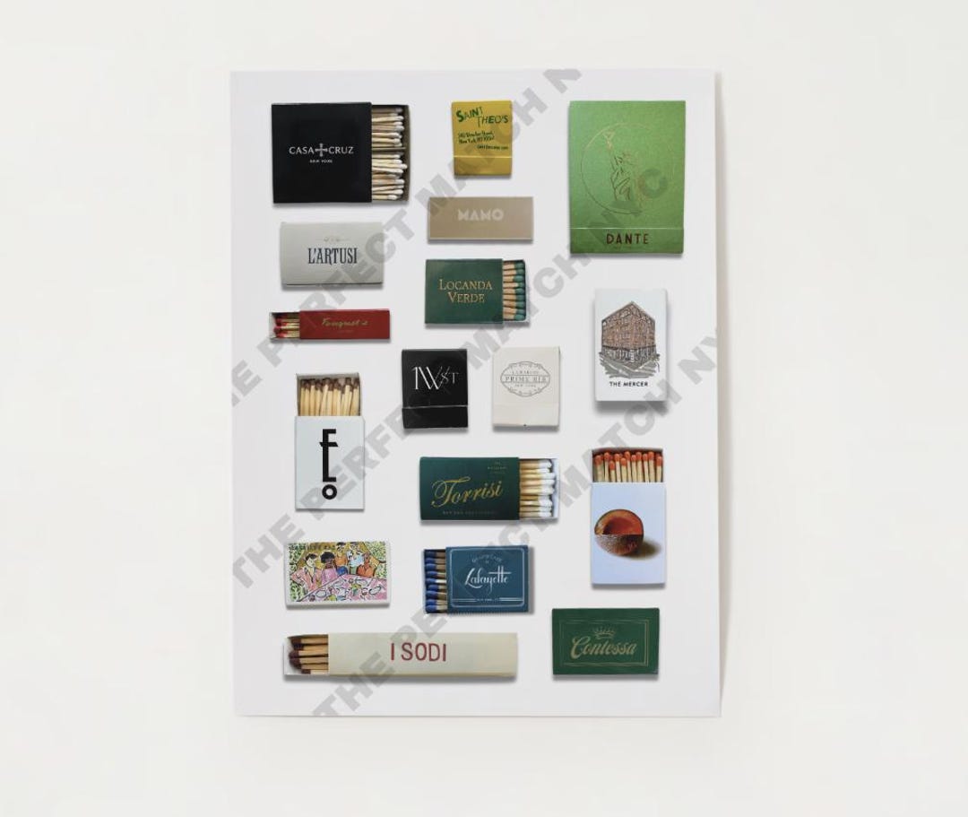 Custom Matchbook Photo Poster Print - Etsy
