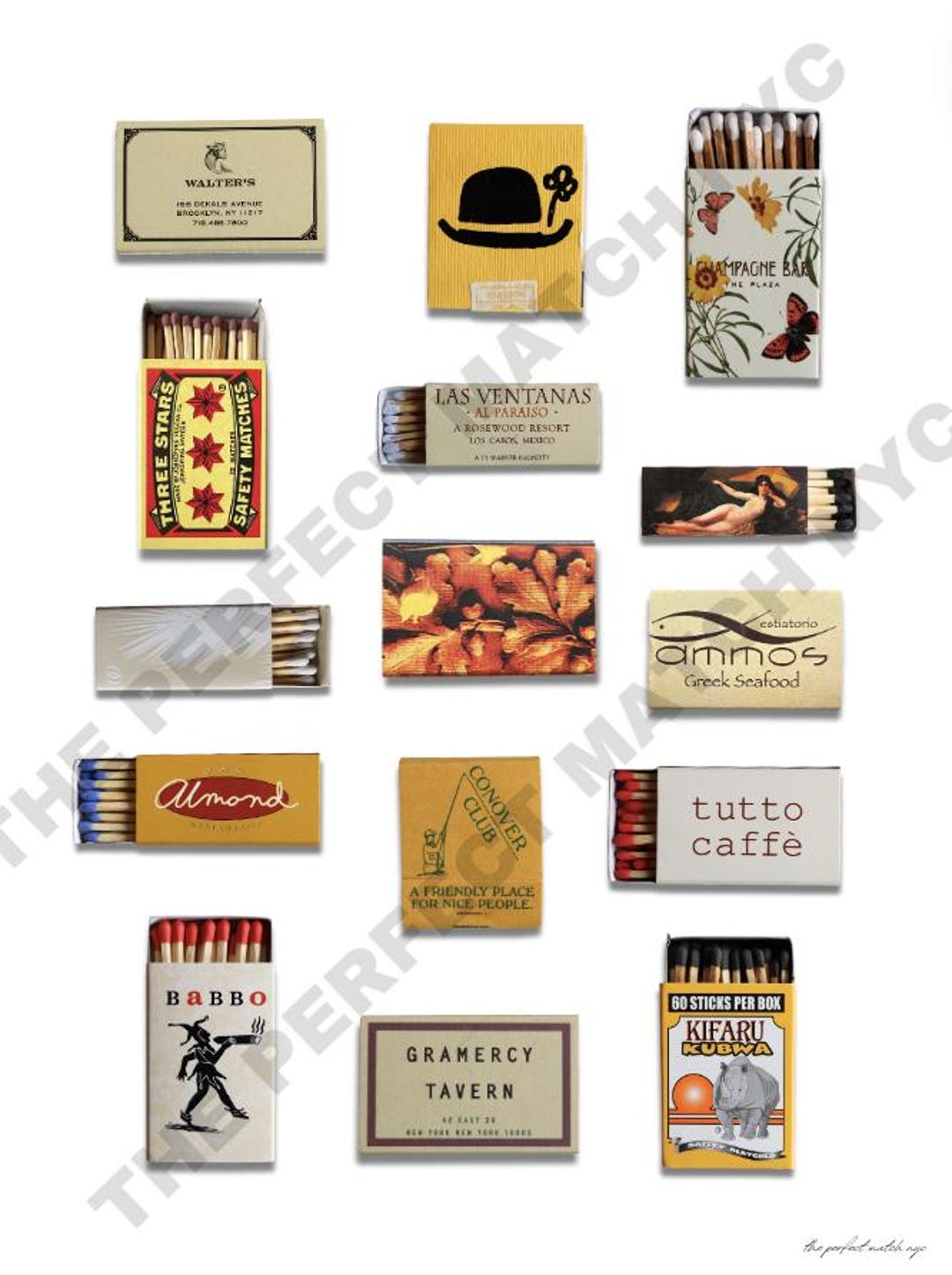 Yellow Matchbook Print [digital Download] - Etsy