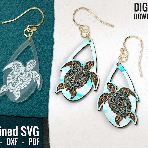 Laser Cut Earrings - Etsy