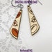 Football Earring SVG Bundle, 4 Football Earring Files, Sports Earring ...