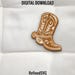 Cowboy Boots Earring SVG: Western Laser Cut File (digital Download) - Etsy