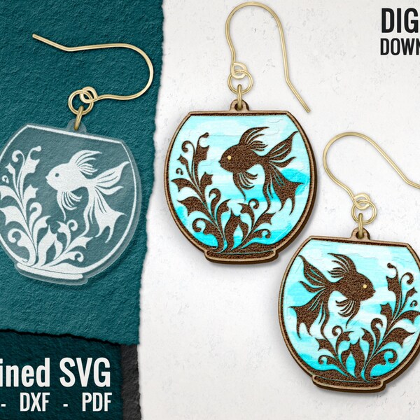 Fish Bowl Earrings - Etsy