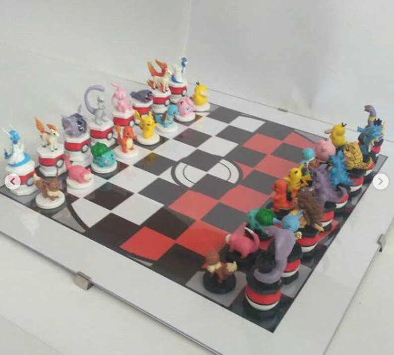 Pokemon Chess Set STL File 3D Digital Printing STL File - Etsy España