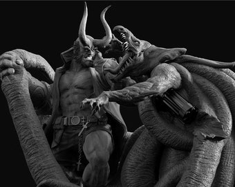 Hellboy 3d Stl File - Etsy