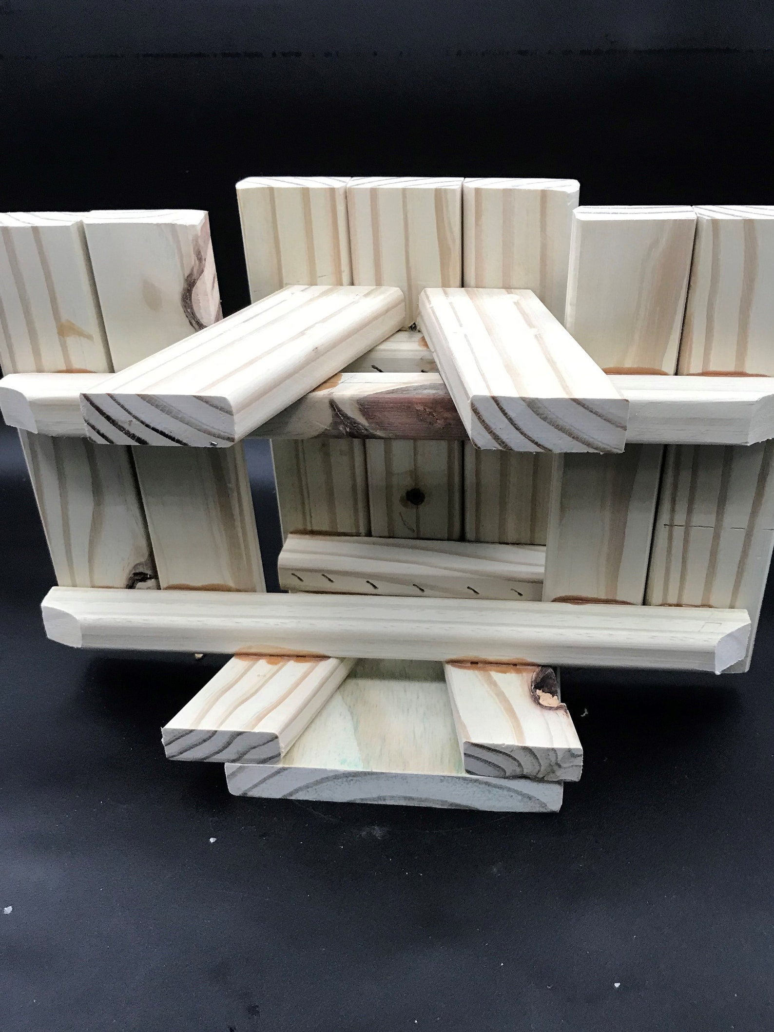 Squirrel Picnic Table, Feeder. Pressure Treated Wood. Bag of Squirrel ...