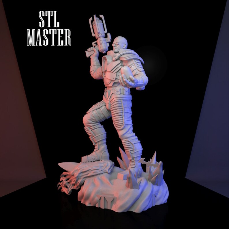 Mr Freeze 3D Print STL File for 3D Printing Instant Download - Etsy