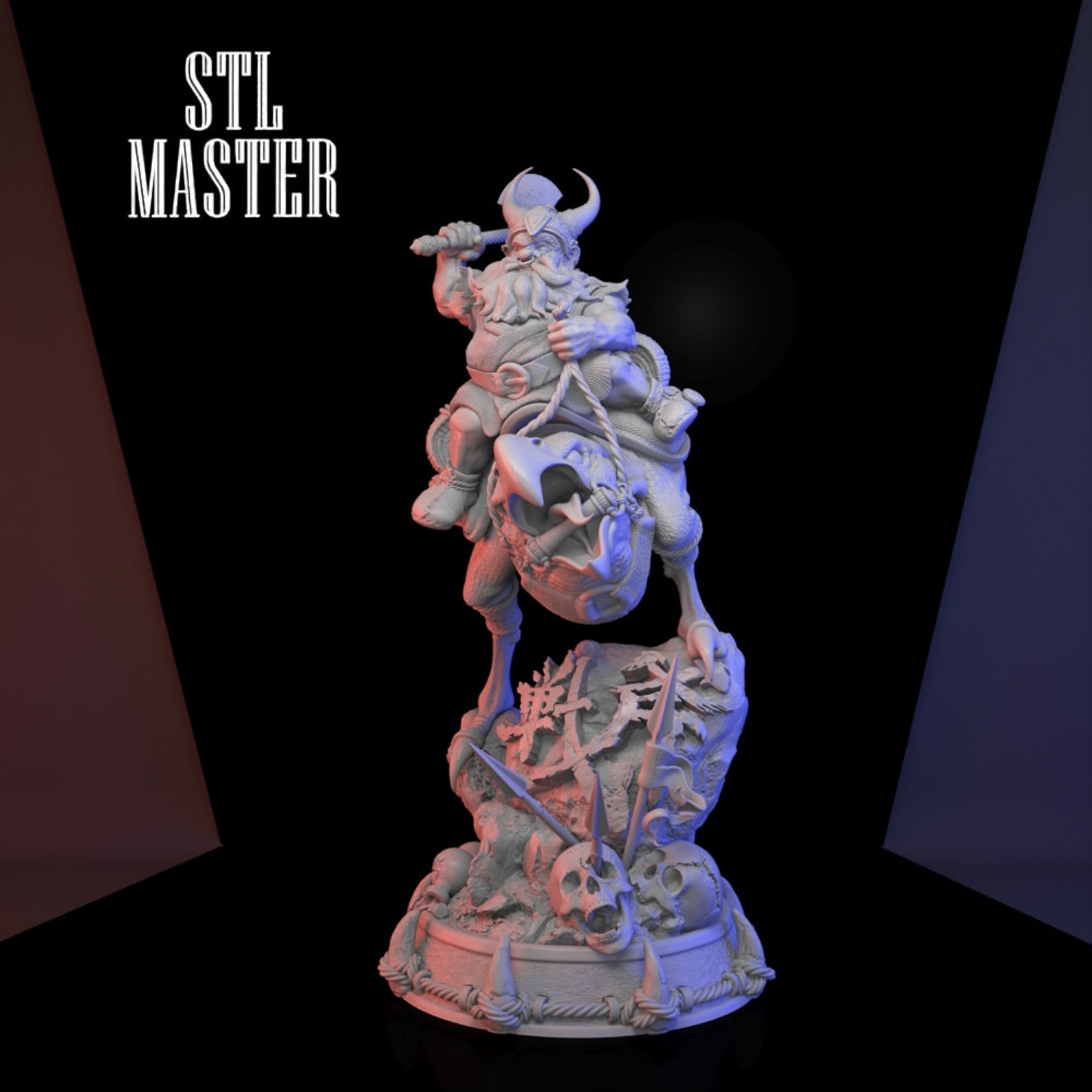 Golden Axe Fanart 3D Print STL File for 3D Printing, Instant Download ...
