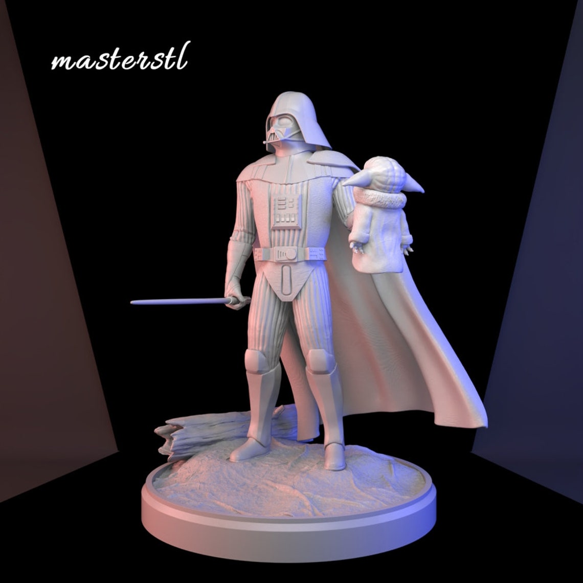 Darth Vader Diorama Star Wars 3D Print STL File for 3D - Etsy